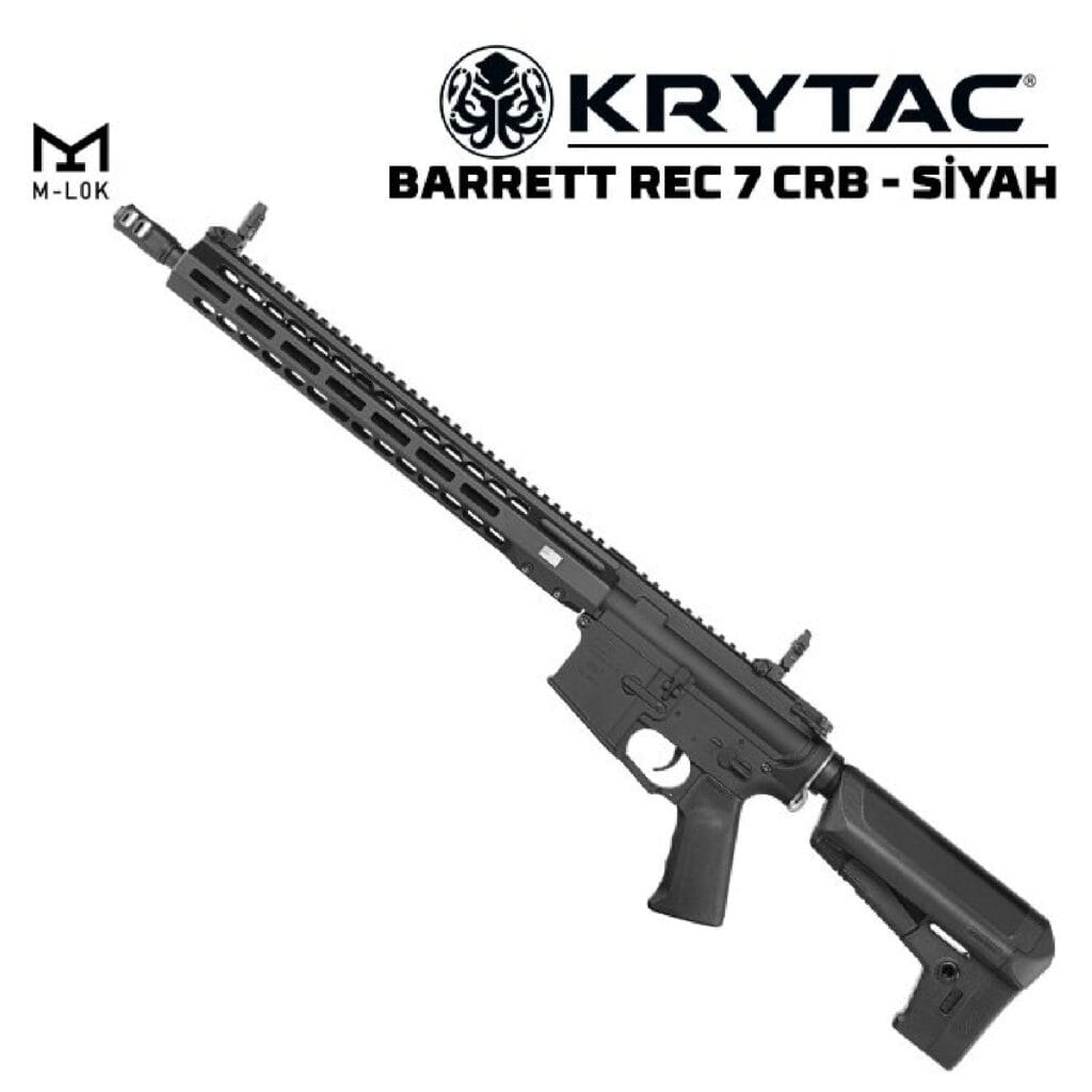 KRYTAC Barrett REC7 Carbine M-Lok Siyah AEG Airsoft Tüfek - ISG Airsoft