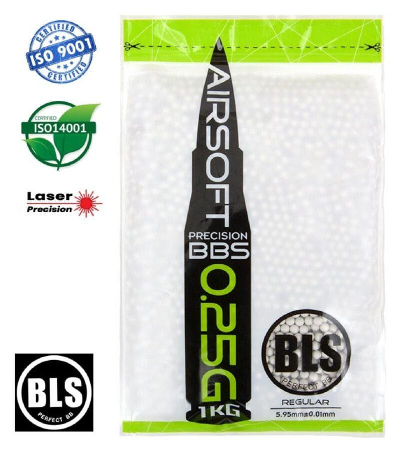 BLS Precision 0.25g Airsoft BB 4000adet 1KG - ISG Airsoft
