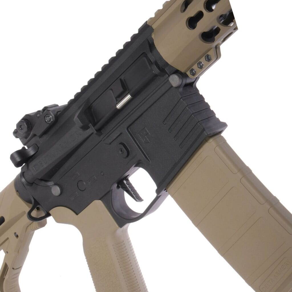 Delta Armory AR15 KeyMod 10″ Charlie EAGLE Half Tan AEG Airsoft Tüfek ...