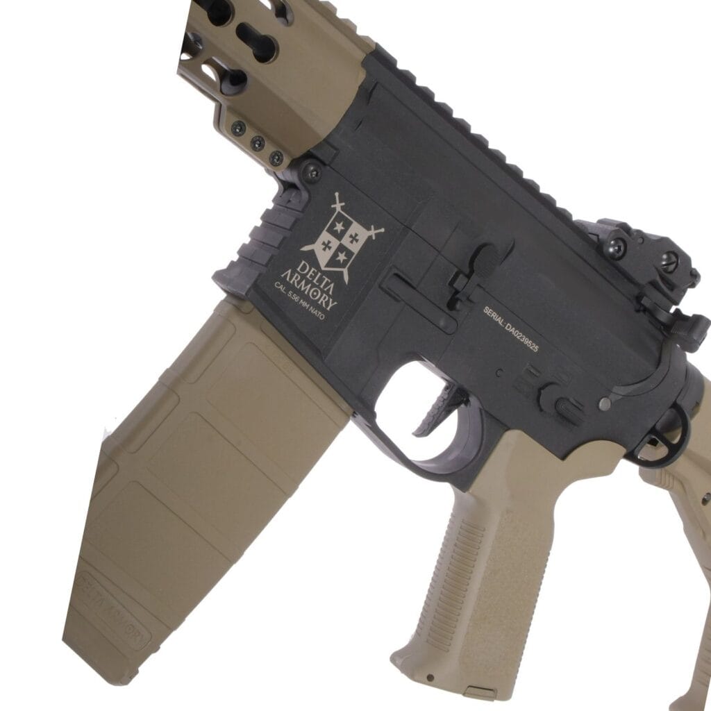 Delta Armory AR15 KeyMod 10″ Charlie EAGLE Half Tan AEG Airsoft Tüfek ...