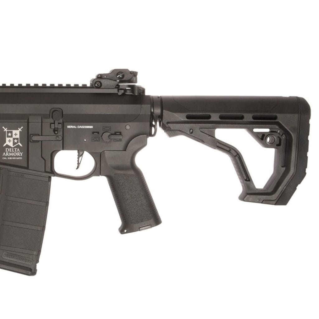 Delta Armory AR15 M-Lok Long ALPHA Siyah AEG Airsoft Tüfek - ISG Airsoft