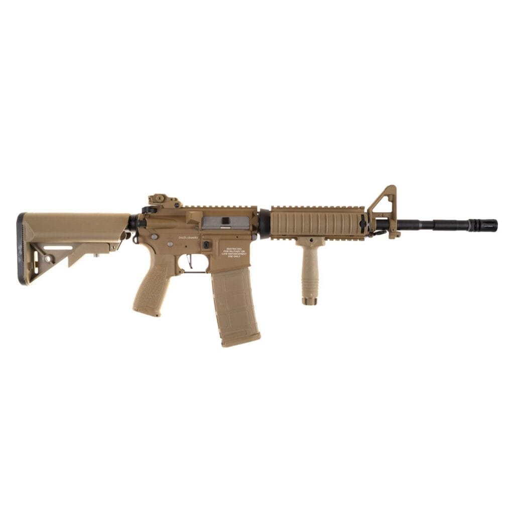 Delta Armory AR15 RIS ALPHA Full Metal Tan AEG Airsoft Tüfek - ISG Airsoft