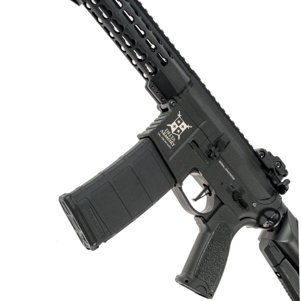 Delta Armory M4 AR15 KeyMod 10″ PREDATOR Charlie Siyah AEG Airsoft ...