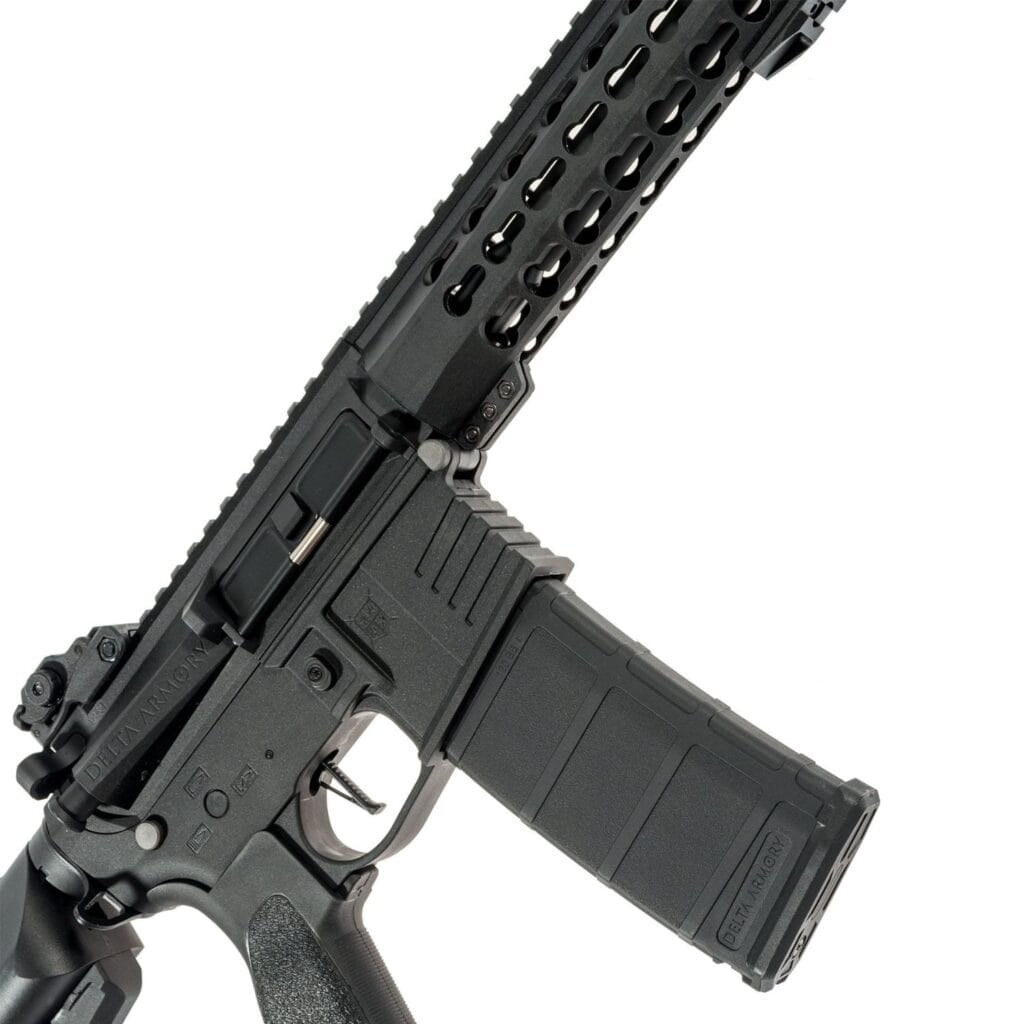 Delta Armory M4 AR15 KeyMod 10″ PREDATOR Charlie Siyah AEG Airsoft ...