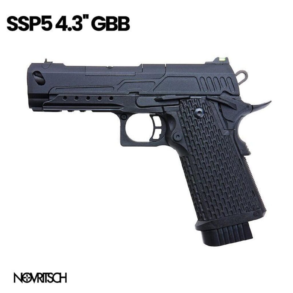 Novritsch SSP5 4.3″ GBB Airsoft Tabanca - ISG Airsoft