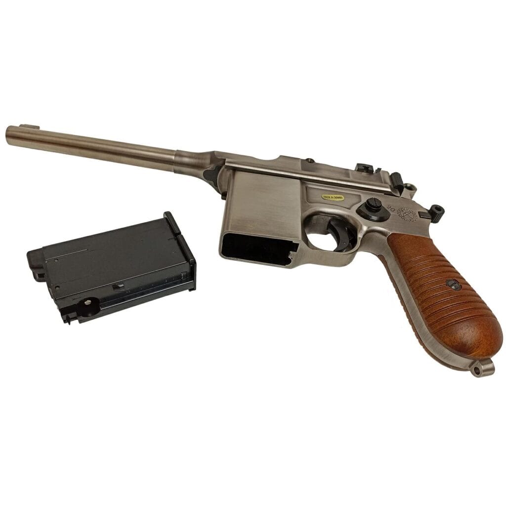 WE Mauser M712 Marking Silver GBB Airsoft Tabanca - ISG Airsoft