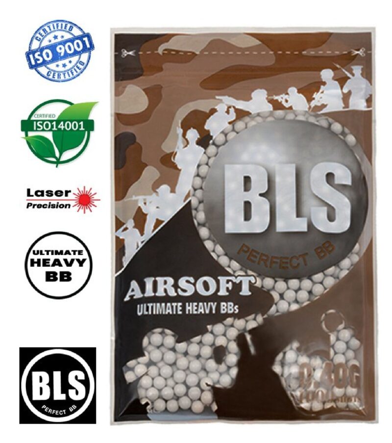 BLS Ultimate Heavy 0.40g Airsoft BB 1000adet - ISG Airsoft