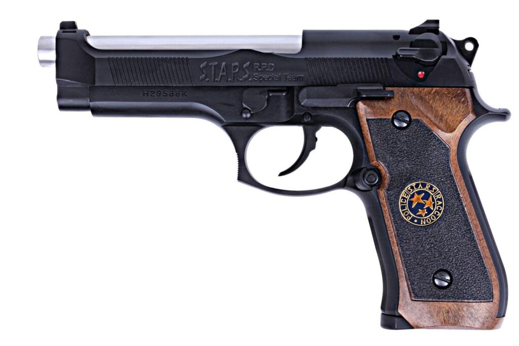WE Samurai Edge M9 Siyah Ağaç Kabzalı GBB Airsoft Tabanca - ISG Airsoft